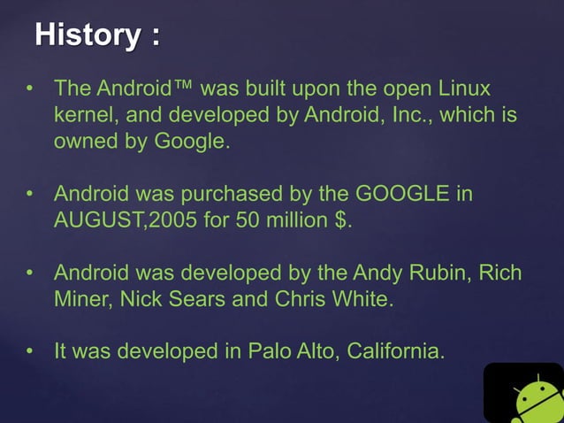 Android Introduction Ppt