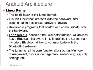 Android introduction | PPT