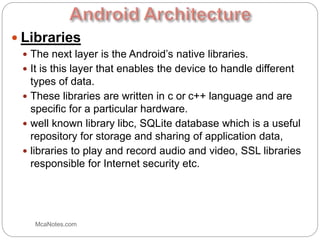 Android introduction | PPT