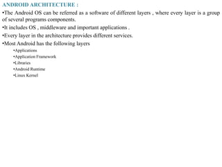 Android introduction | PPT