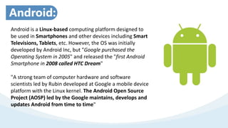 Android introduction | PPT