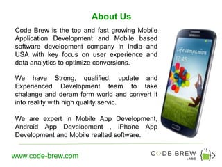 Android iphone app development | PPTX
