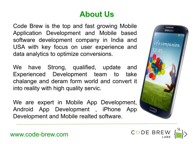 Android iphone app development | PPT