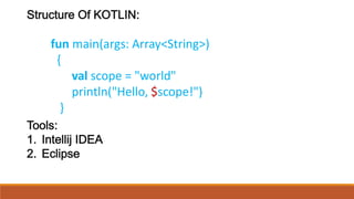 Android kotlin google | PPT