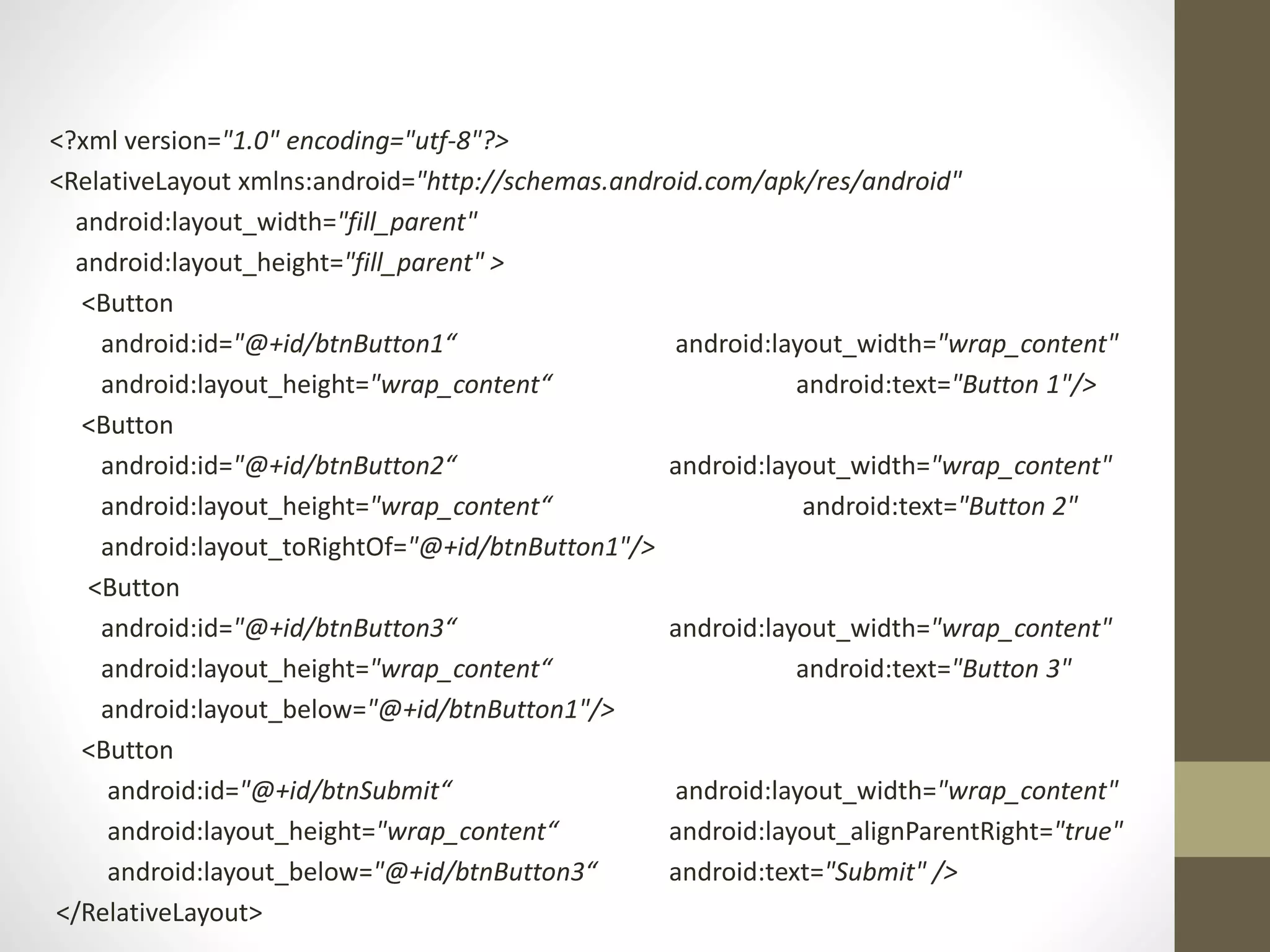 Android Layout | PPTX