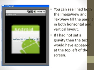 Android Layout | PPTX