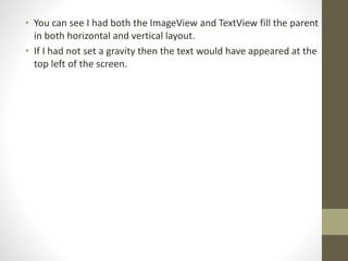 Android Layout | PPTX