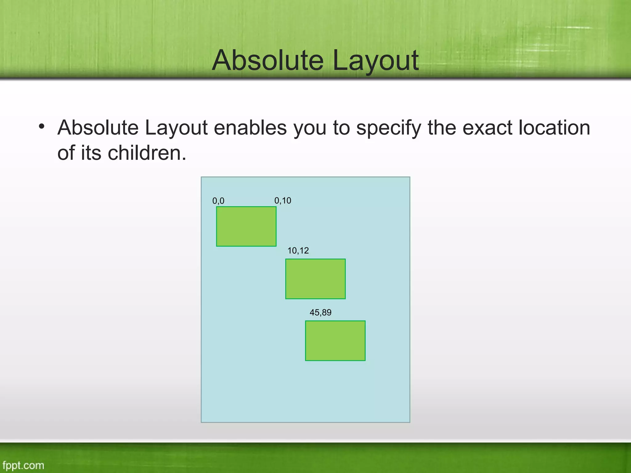 Android layouts | PPT