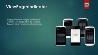 Android librairies developed by Jake Wharton | PPT