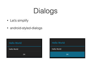 Android Libraries | PPT | Free Download