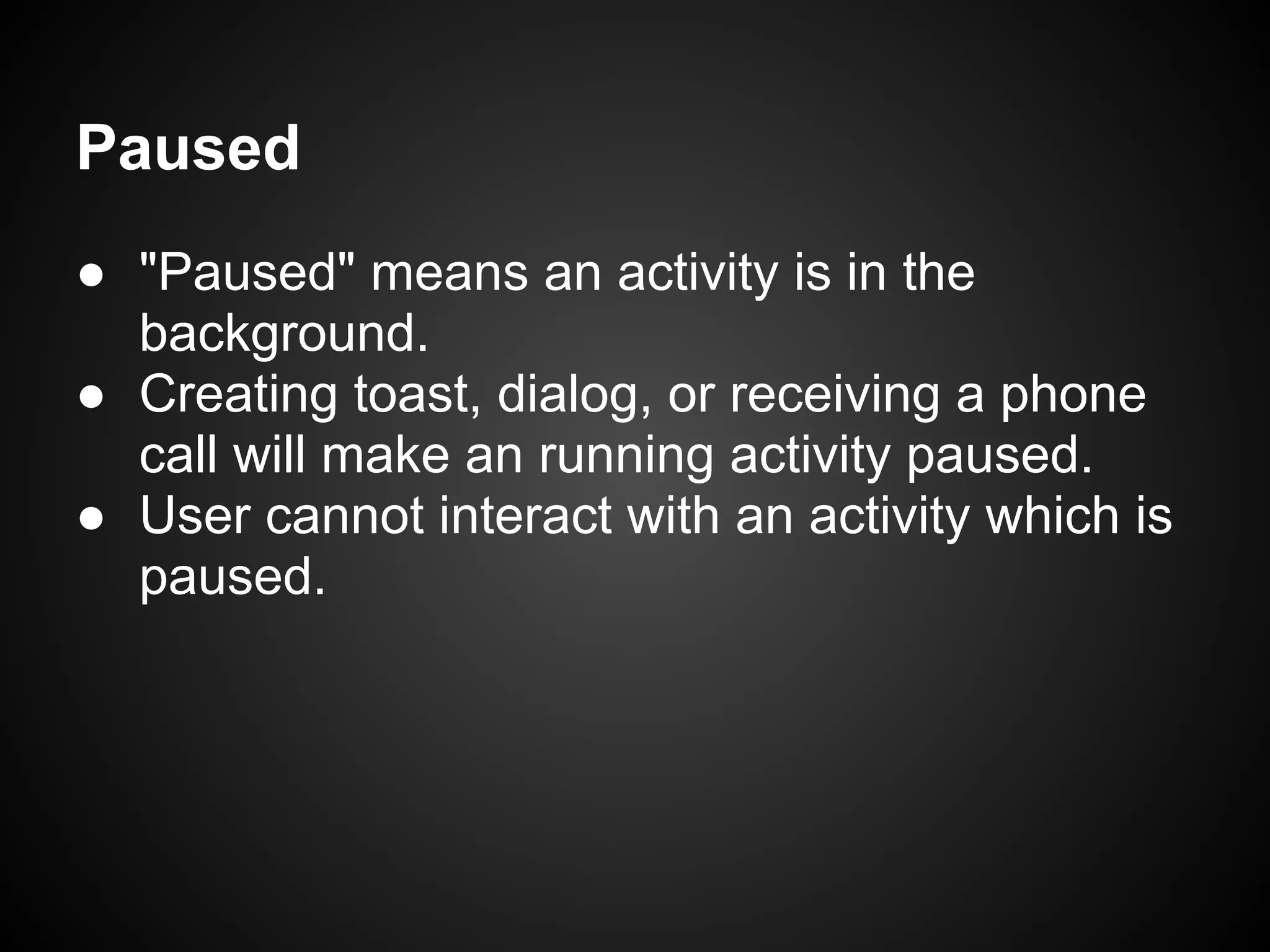 Android life cycle | PDF