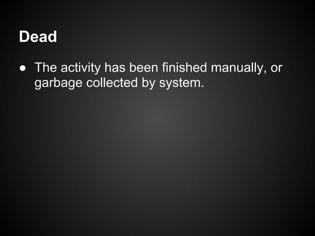 Android life cycle | PDF