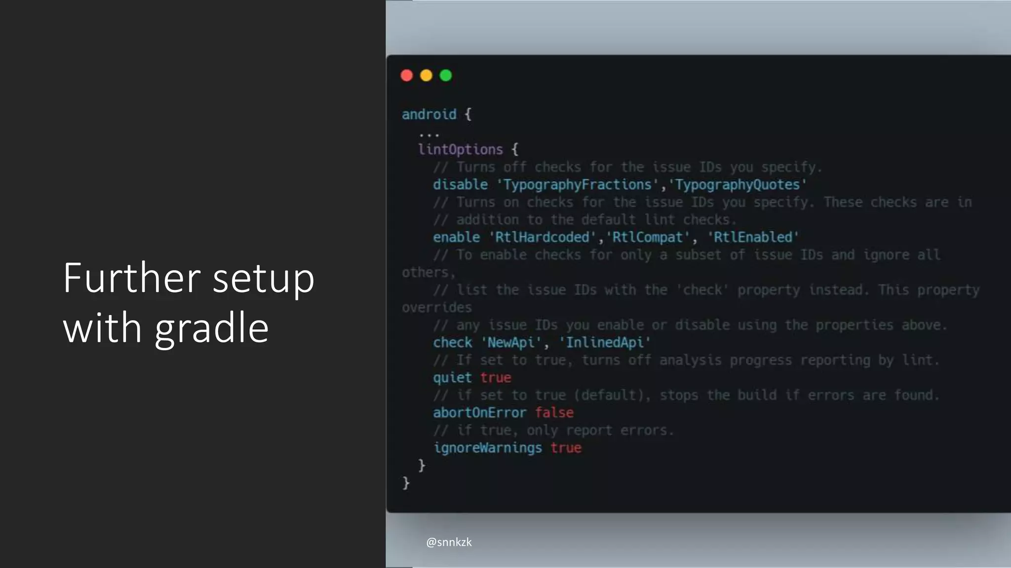 Android lint presentation | PPT