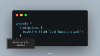 Android lint presentation | PPT