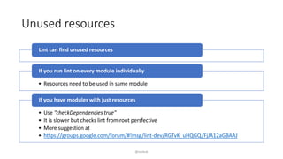 Android lint presentation | PPT