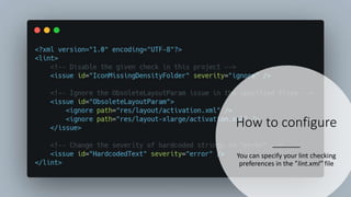 Android lint presentation | PPT