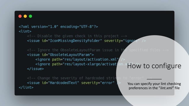 Android lint presentation | PPT