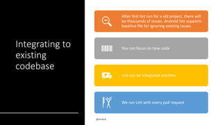 Android lint presentation | PPT