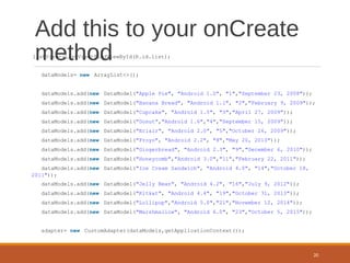 Android ListView and Custom ListView | PPT