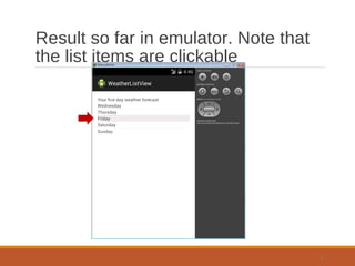 Android ListView and Custom ListView | PPT