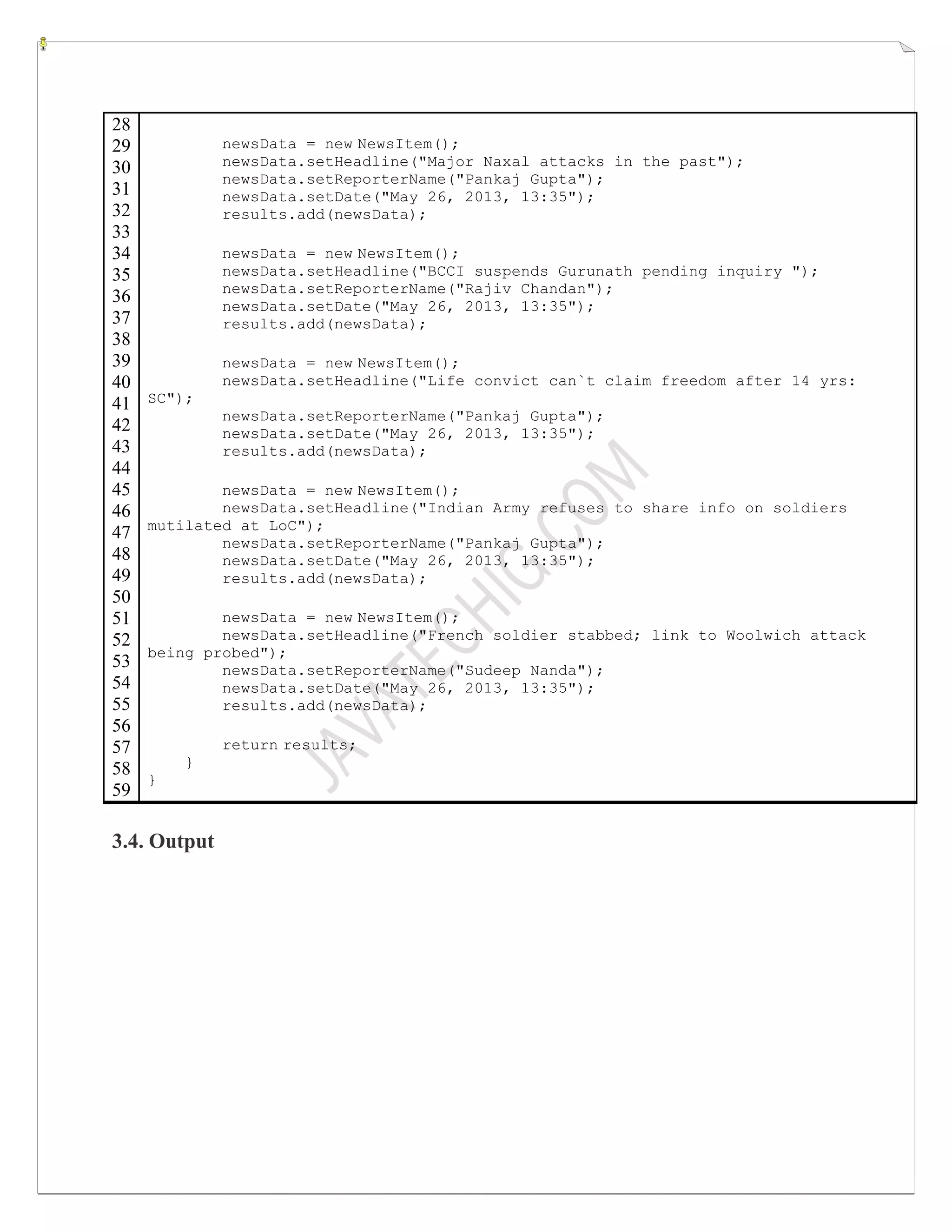 Android list view tutorial by Javatechig | PDF