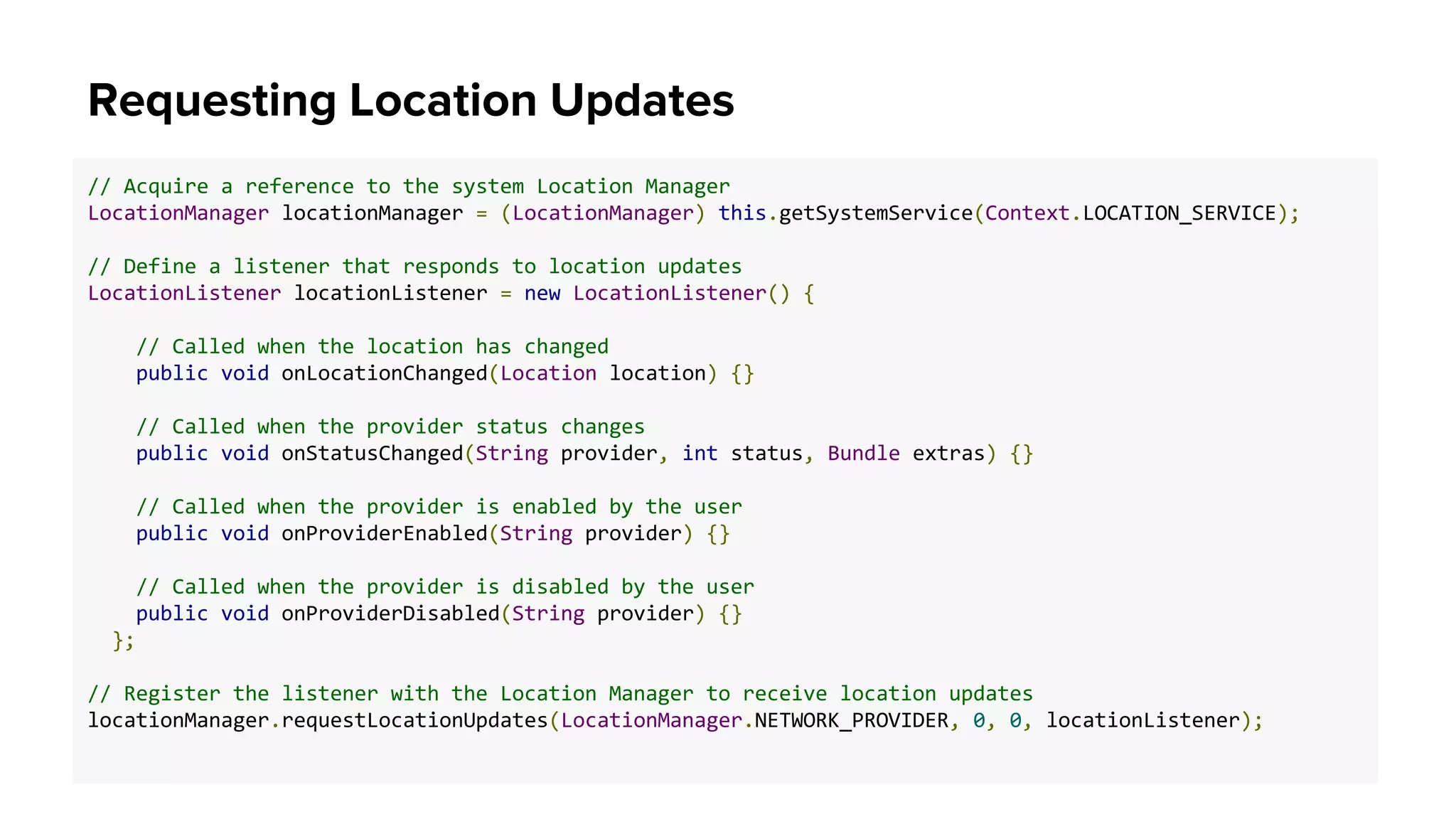 Android location and sensors API | PPTX | Operating Systems | Computer ...