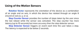 Android location and sensors API | PPTX | Operating Systems | Computer ...