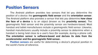 Android location and sensors API | PPTX | Operating Systems | Computer ...