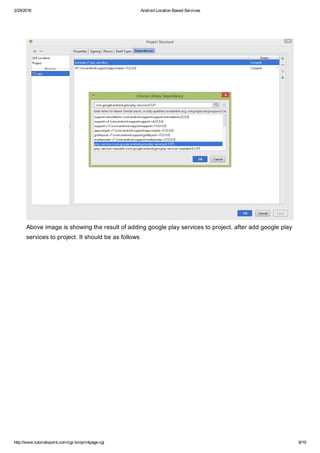 Android location based services | PDF
