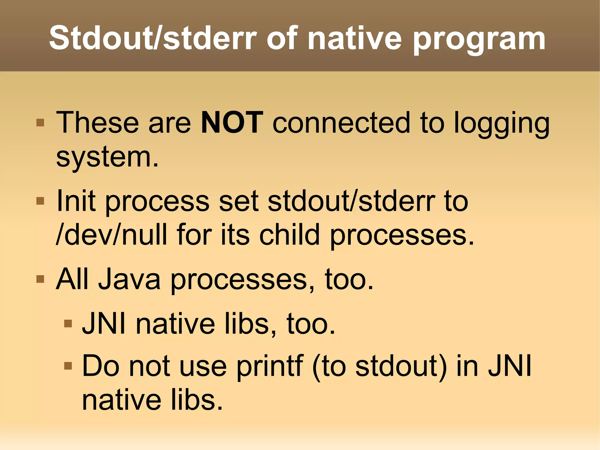 Logging system of Android | PDF