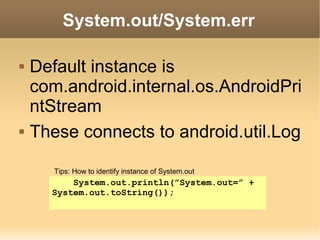 Logging system of Android | PDF