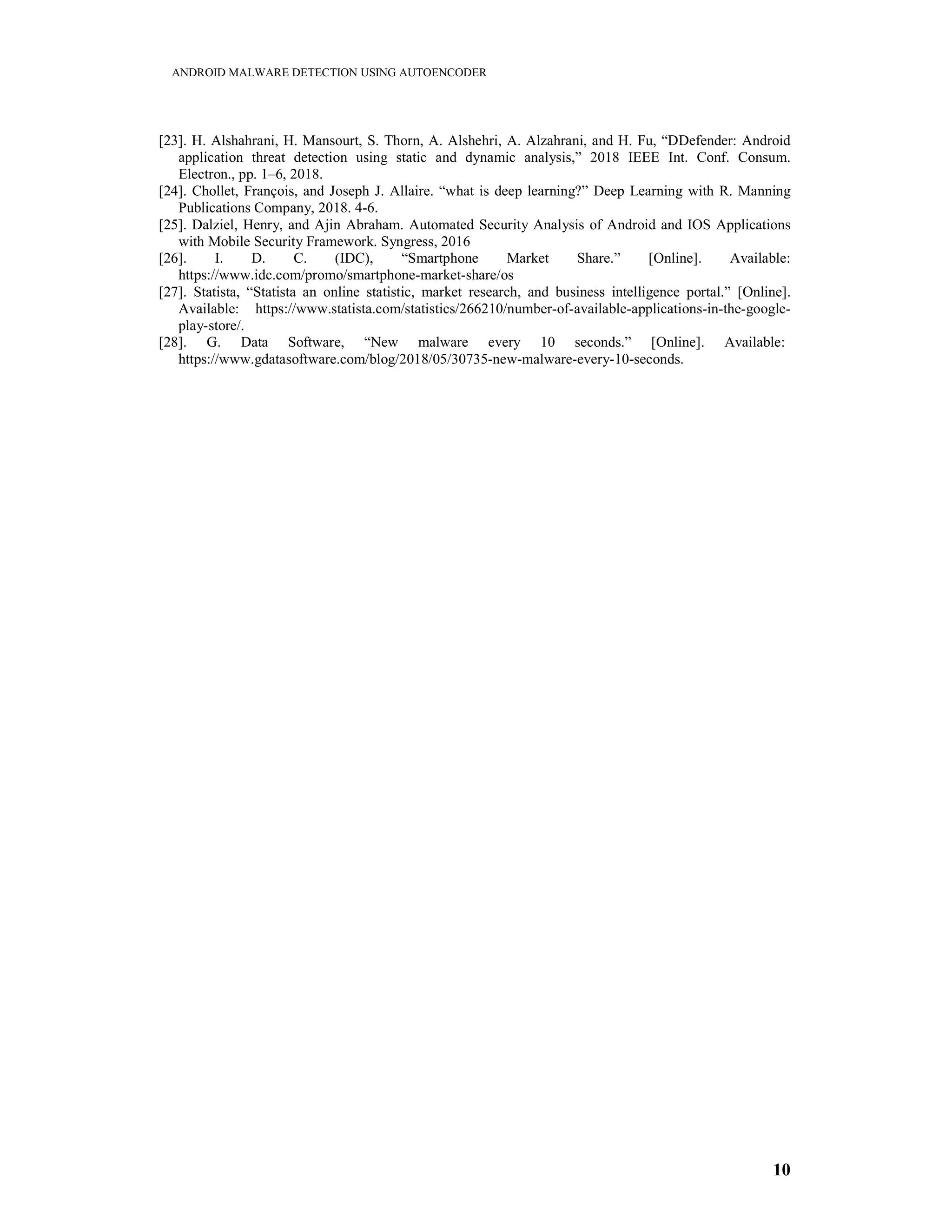 Android Malware Detectionusingautoenco 1 Pdf