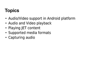 Android media | PDF