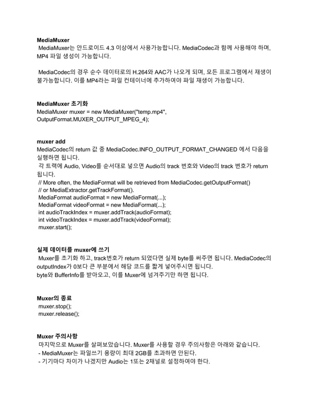 Android Mediacodec Pdf
