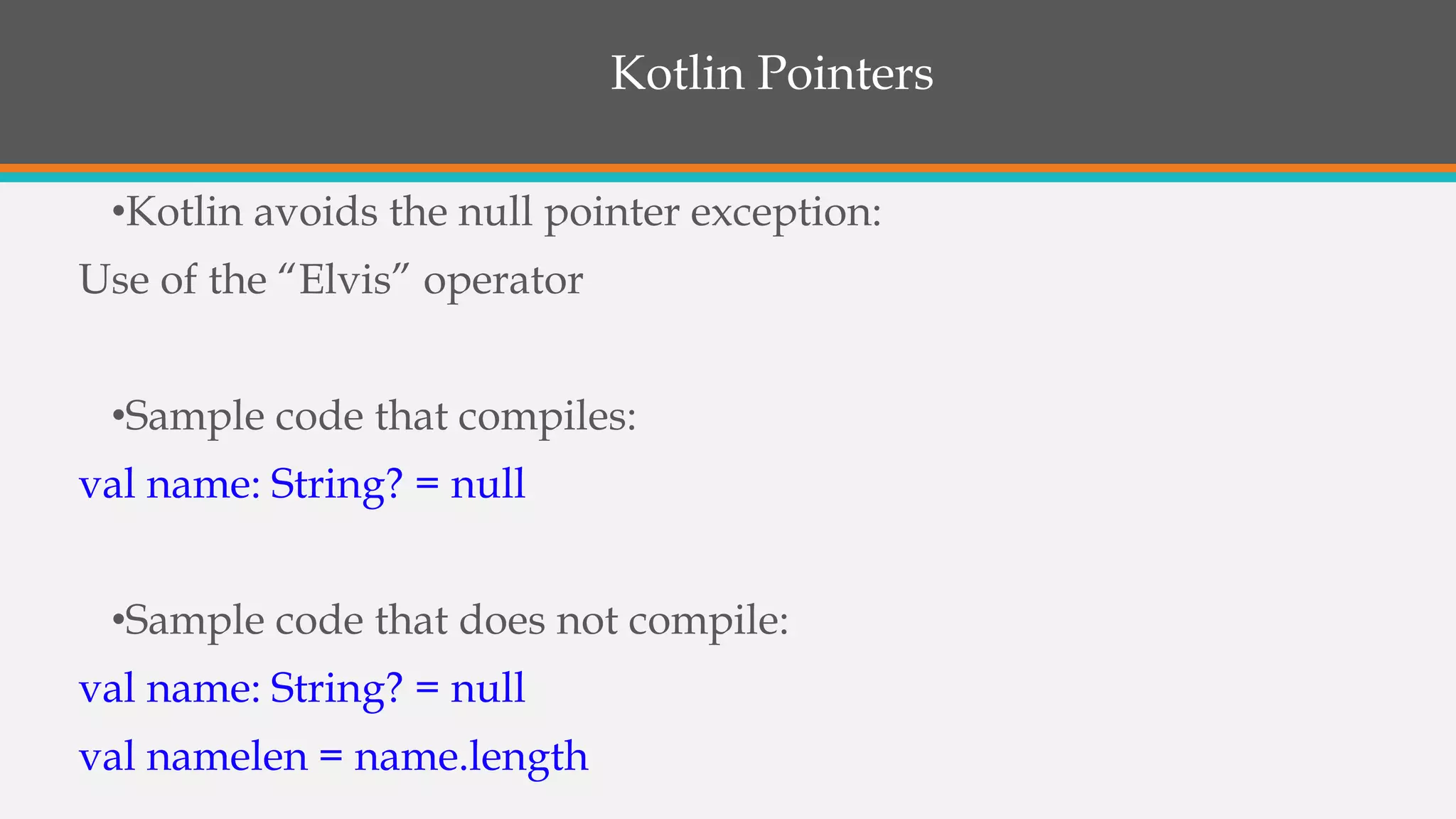 Introduction to Kotlin | PPTX