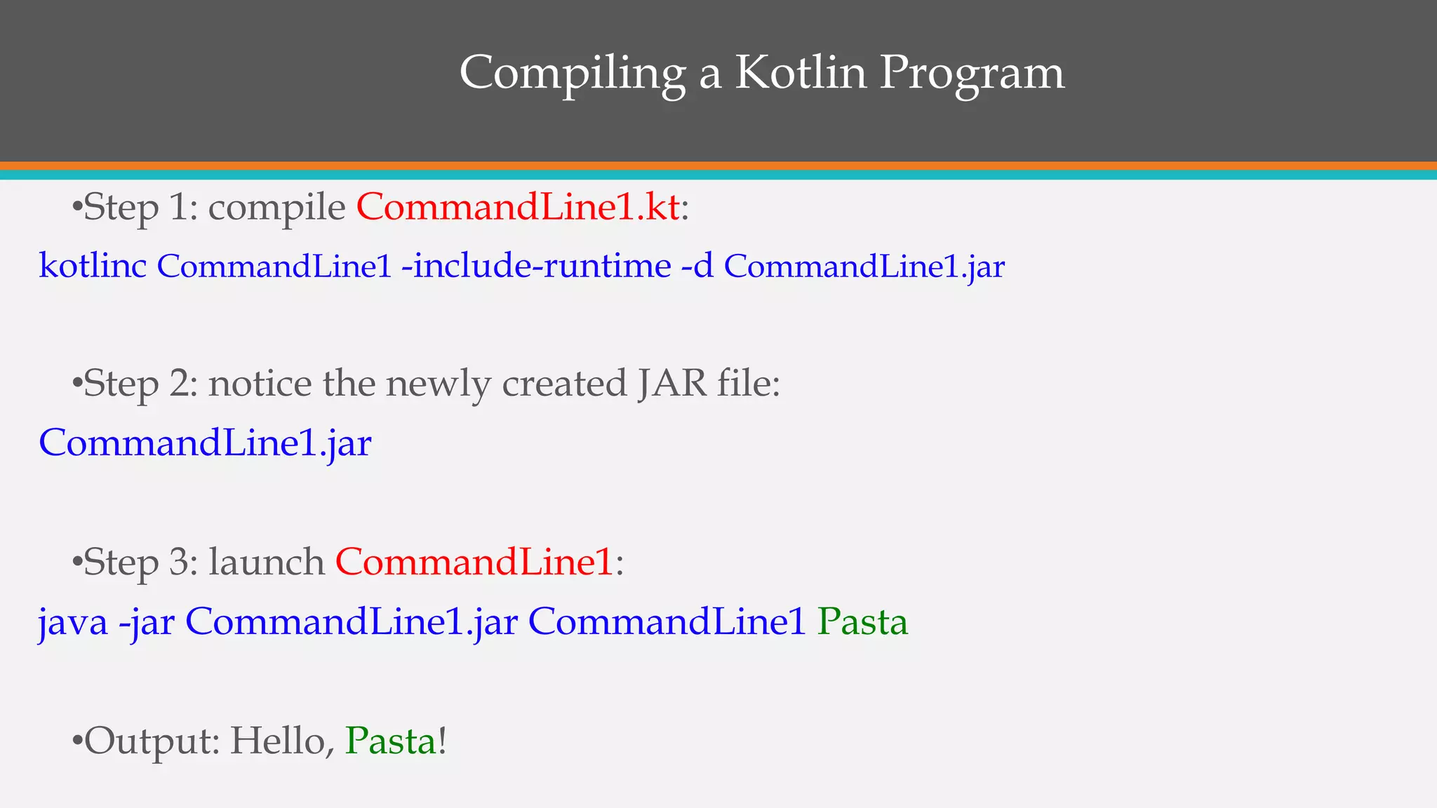 Introduction to Kotlin | PPTX
