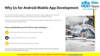 Android Mobile App Development Proposal PowerPoint Presentation Slides ...