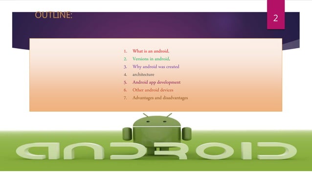 android technology | PPT