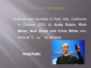 Android Operating System | PPTX | Operating Systems | Computer Software ...