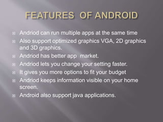 Android Operating System | PPTX | Operating Systems | Computer Software ...