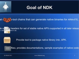 Android NDK Overview | ODP