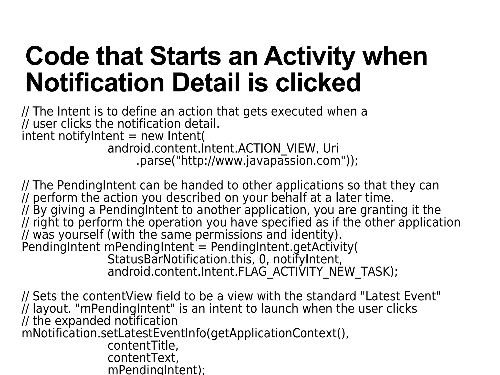 Android notification | PDF