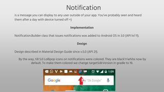 Android notifications. testing guideline | PPTX