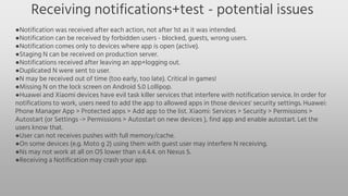 Android notifications. testing guideline | PPTX