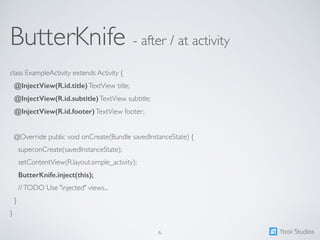 Android Opensources - ButterKnife, Lombok | PDF | Operating Systems | Computer Software and ...