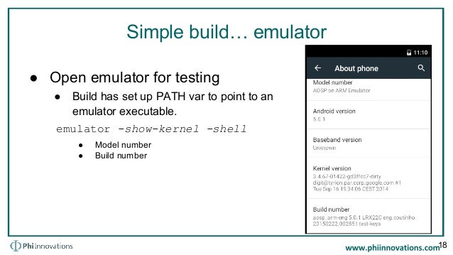Android Open Source Project Build System Phi Innovations Android