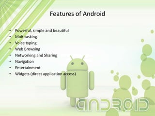 Android operating system | PPTX