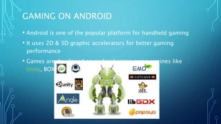 Android operating system | PPTX | Operating Systems | Computer Software and Applications