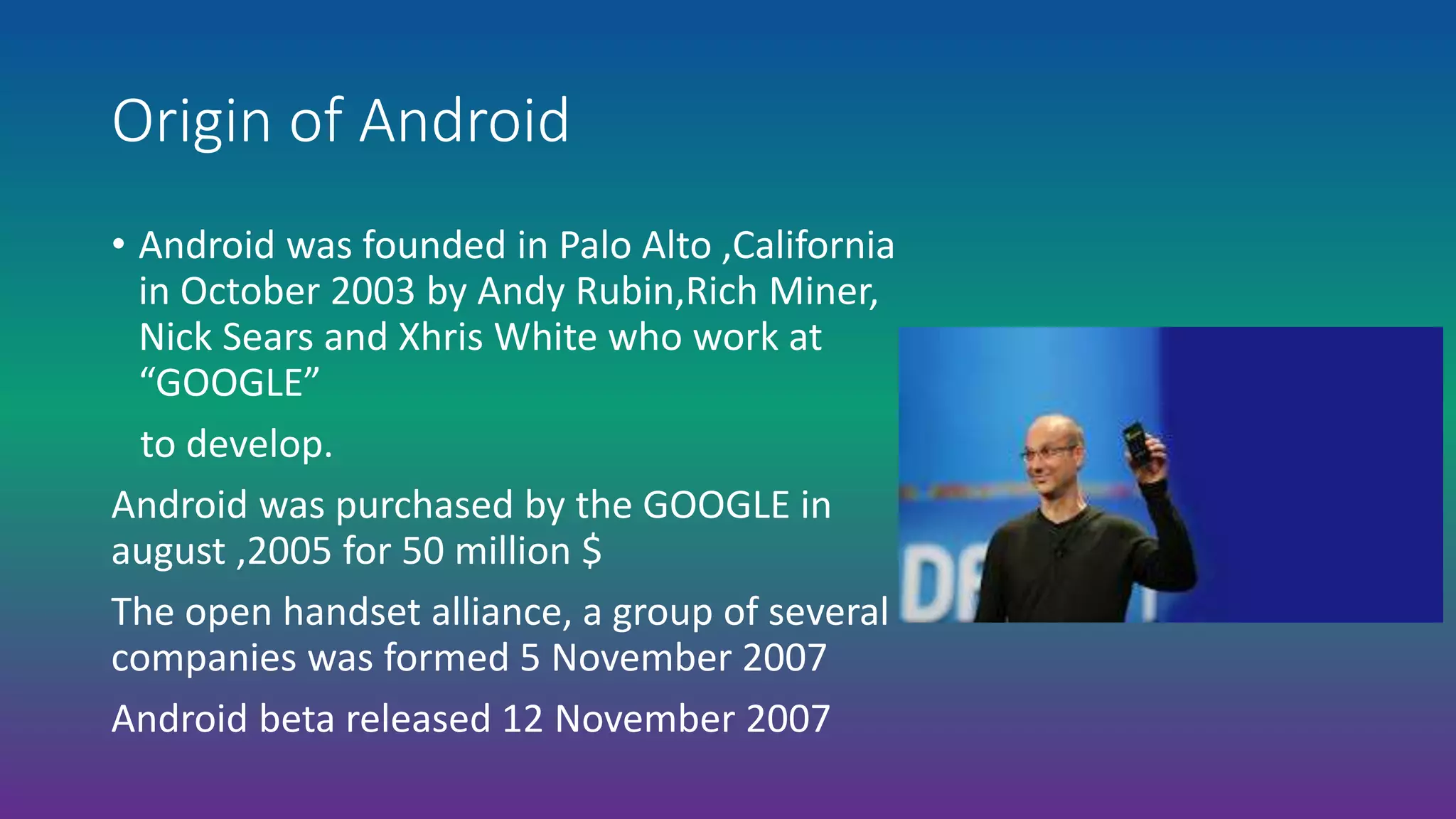 Android operating system | PPTX