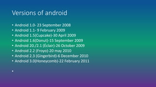 Android operating system | PPTX
